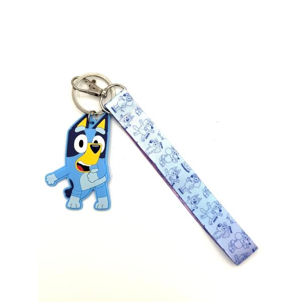 ・Officially Licensed: Authentic BIuey lanyard with rubber keychain featuring the beloved character from the hit TV show....
