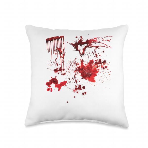 ・Bloody Halloween horror spatter with fake blood splatter over the front of the chest. This fake bloody spatter design i...