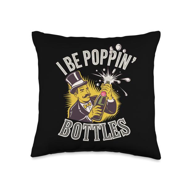 ・Perfect for party lovers, this trendy design is for those who say "I Be Poppin Bottles" with pride. Great for celebrati...
