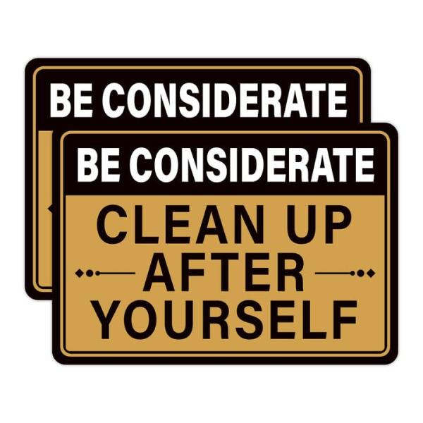 ・パッケージ内容:ブラックとゴールドのセルフクリーニングキッチンサインステッカー2枚入り。裏面には粘着性があり、非常に便利です。 長さは8.9インチ、幅は7.1インチ、表面は一定の厚さの繊細なマットです。・高品質:当社のキープクリーンサイン...