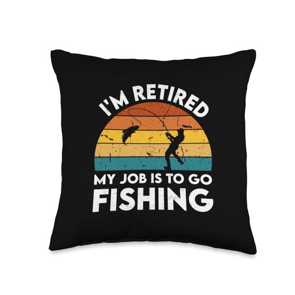 ・If you are Retired Fisherman then this Vintage I'm Retired My Job Is To Go Fishing Sunset Design is for you and great t...