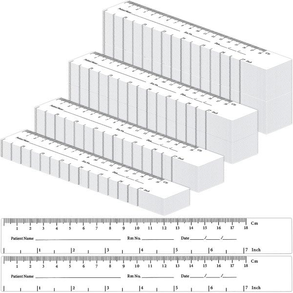 ・Ample Quantity for Daily Needs: indulge in the bounty of 1000 pieces offered by our self adhesive wound measurement too...