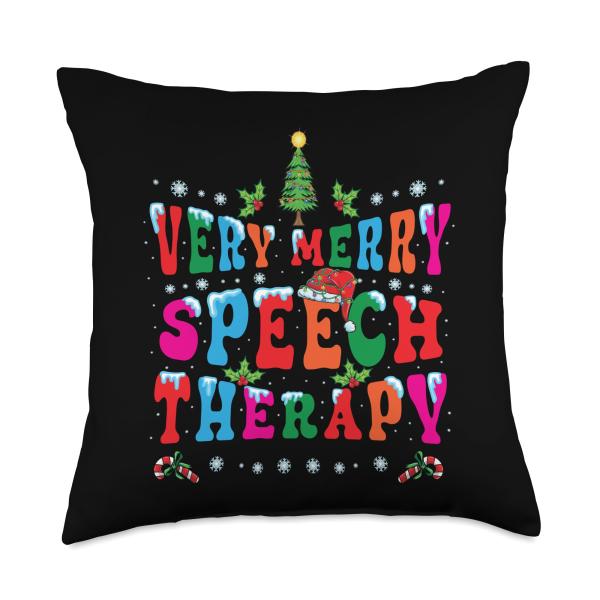 ・Show your holiday spirit with this festive speech therapy design perfect as a therapist appreciation gift or group matc...