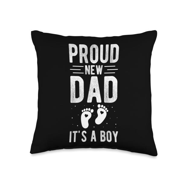 ・PROUD New Dad IT'S A BOY New Dad Celebration. Celebrate the new addition to your family with this festive design.・New D...