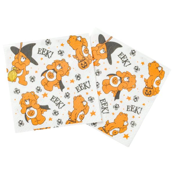 ・愛らしいハロウィーンデザイン:カボチャ、コウモリ、キャンディーを使った遊び心のあるハロウィーンのポーズをとるケアベアが特徴です。 この10インチのナプキンは、パーティーに楽しく不気味なタッチを加えます。 40枚入り。・パーティーに最適:ハ...
