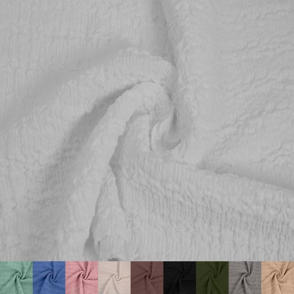 ・MATERIAL: This fabric is composed of 98% polyester and 2% spandex. It offers a subtle stretch that provides comfort and...