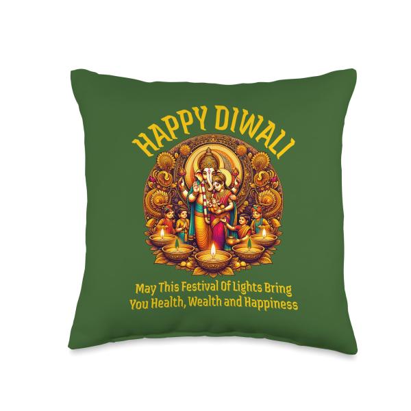 ・Diwali Festival design. The Happy Diwali design for Deepavali, Hindu Festival of Lights, features Lord Ganesha and the ...