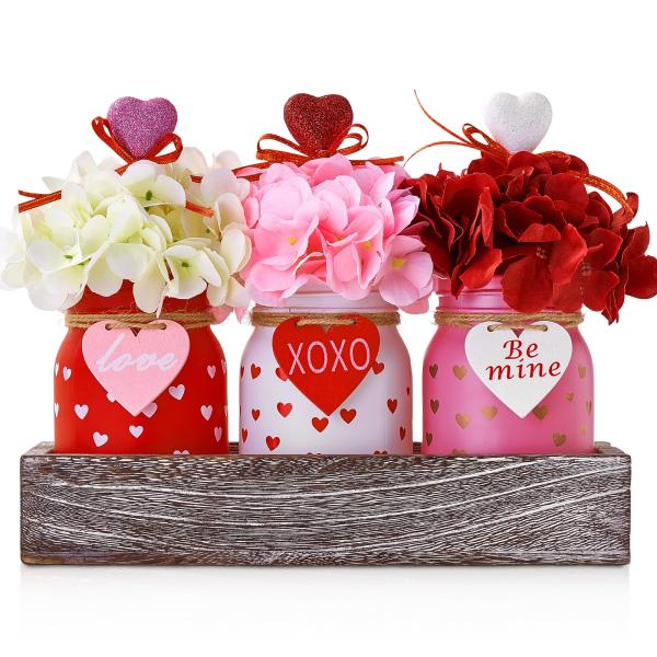 ・Valentines Day Decorations: Our Valentine Day centerpiece for table is the perfect Valentines decor for your Valentine'...