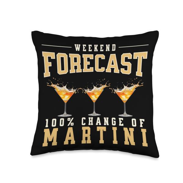 ・Weekend Forecast 100% Chance Martini design for drink lovers and drinkers.・100% spun-polyester fabric・Double-sided prin...