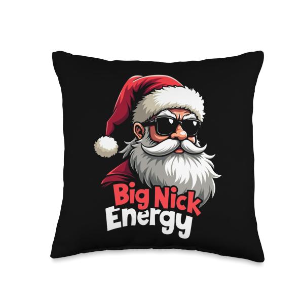 ・Big Nick Energy Santa Claus Cool. Stylized Santa illustration adds a fun twist to festive celebrations.・Santa Claus Coo...