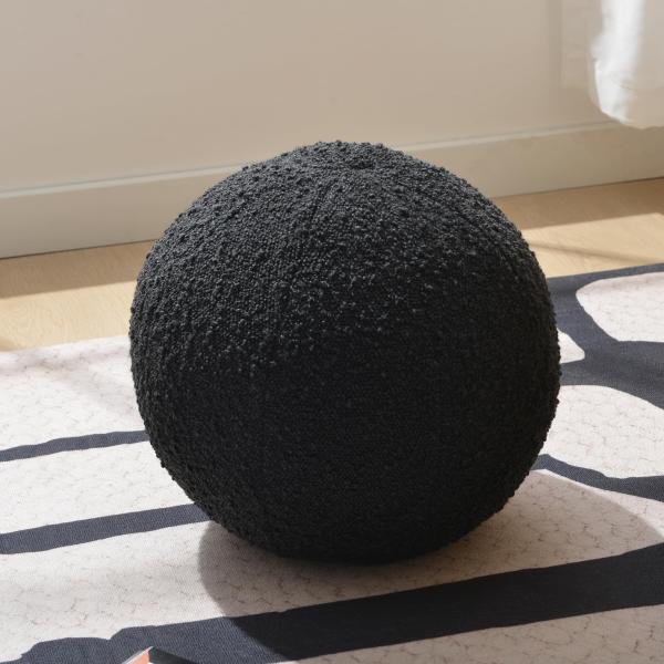 ・Luxurious Material: The boucle round throw pillow is crafted from premium boucle fabric and filled with soft, skin-frie...