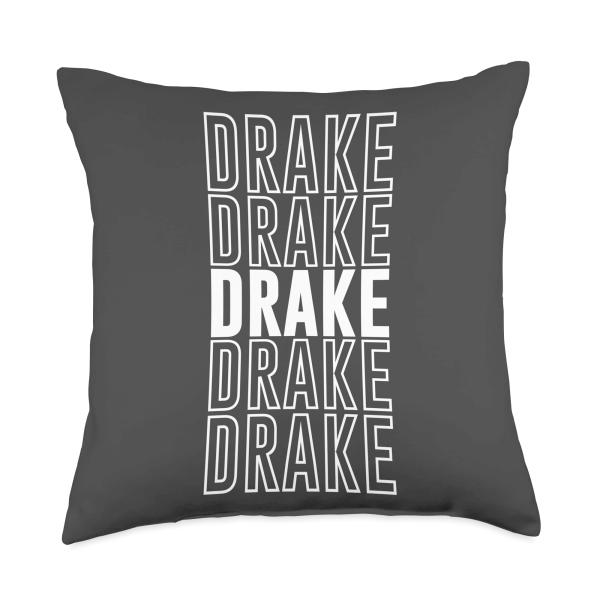 ・This says the name "Drake".・This design says the word "Drake" and puts emphasis on Drake in the middle of the design.・1...