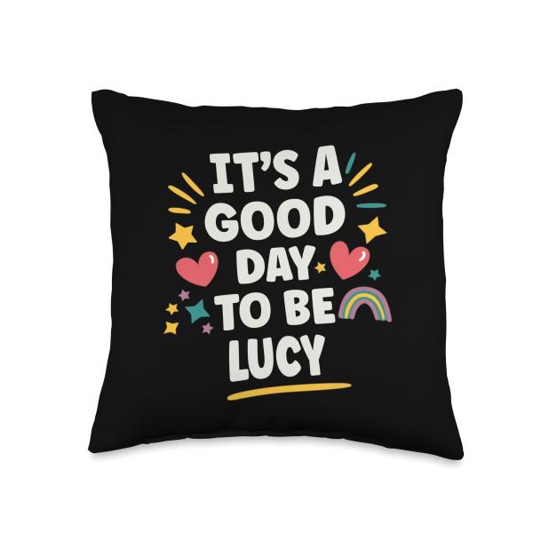 ・Fun ＆ Popular Trendy It's A Good Day To Be Lucy personalized name gift. Meme funny gift for Women, Kids. Gift for Mom, ...