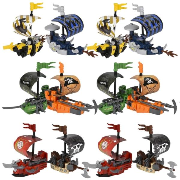 ・Great building toy to construct your very own mini pirate ship | Assorted styles | 12 pieces per display | Sold by the ...