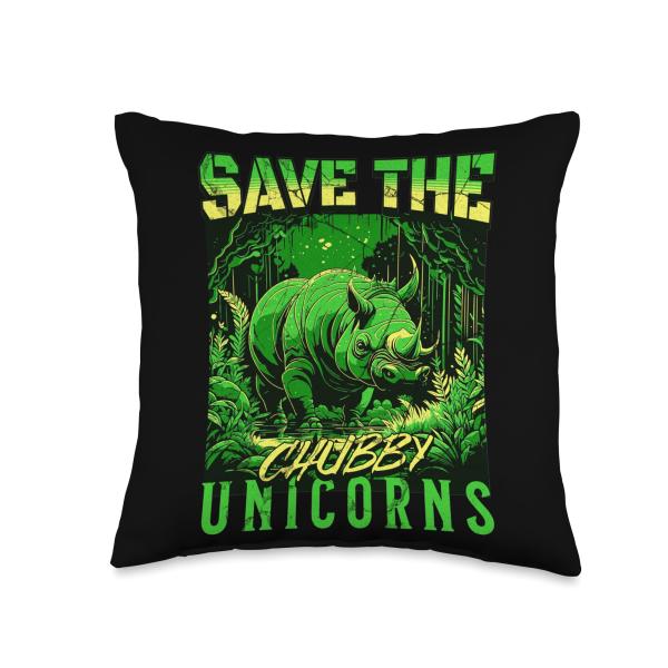 ・Boldly express your support for wildlife with this Save The Chubby Unicorns design. Perfect for rhino enthusiasts and e...
