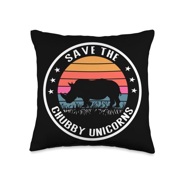 ・Stand out with this Save The Chubby Unicorns retro inspired design! Ideal for rhino lovers and wildlife advocates, it c...