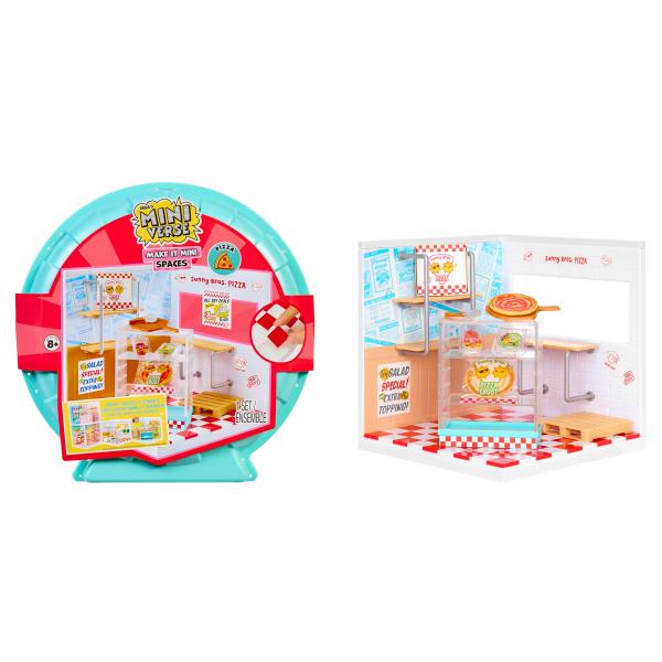 <h4>商品の特徴</h4><ul><li><b>MGA Miniverse ミニスペース</b>: ピザショップをテーマにしたミニチュアルームを自分でビルド・カスタマ...