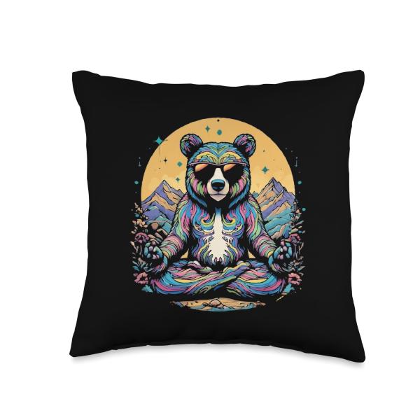 ・Vibrant abstract Bear design, perfect for nature lovers, those who vibe with the zen lifestyle! Eye-catching design fea...