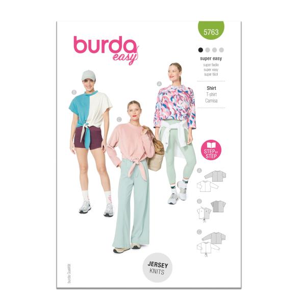 ・Burdaパターンキットには、生地を切り抜くためのパターンピース、縫製プロセスのガイドとなるステップバイステップの書面と図解の説明、生地とトリムの選択方法、サイズ情報が含まれています。・これらの衣類の縫製パターンは、ミスサイズ8-22(3...