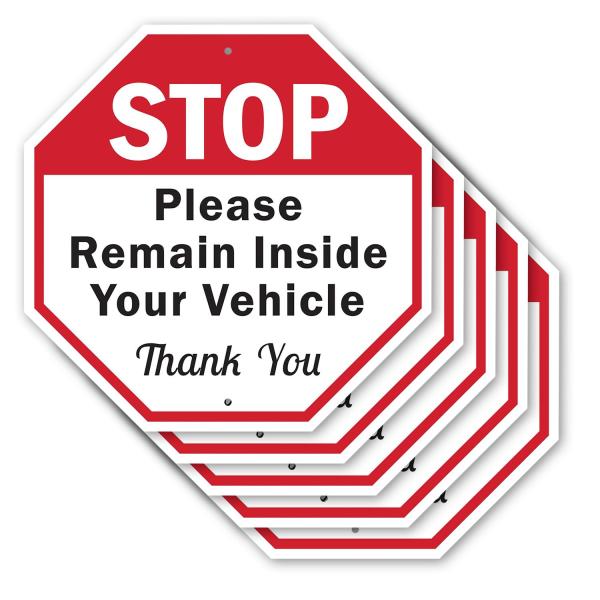 ・DURABLE ALL-WEATHER DESIGN: Our (5 Pack) 10 inch X 10 inch commercial-grade signs are made with UV-protected rust and c...