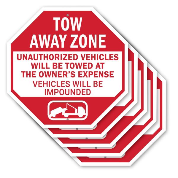 ・DURABLE ALL-WEATHER DESIGN: Our (5 Pack) 10 inch X 10 inch commercial-grade signs are made with UV-protected rust and c...