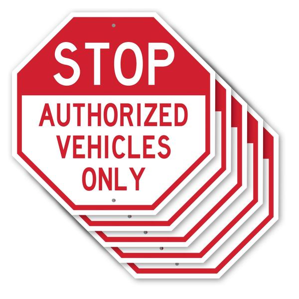 ・DURABLE ALL-WEATHER DESIGN: Our (5 Pack) 10 inch X 10 inch commercial-grade signs are made with UV-protected rust and c...