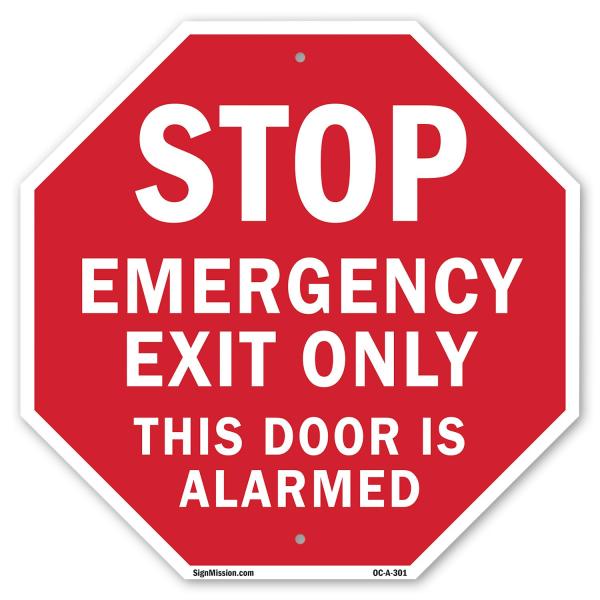 ・DURABLE ALL-WEATHER DESIGN: Our 10 inch X 10 inch commercial-grade signs are made with UV-protected rust and corrosion-...