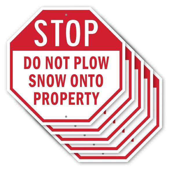 ・DURABLE ALL-WEATHER DESIGN: Our (5 Pack) 10 inch X 10 inch commercial-grade signs are made with UV-protected rust and c...