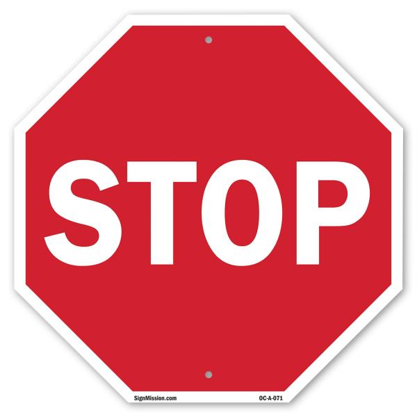 ・DURABLE ALL-WEATHER DESIGN: Our 10 inch X 10 inch commercial-grade signs are made with UV-protected rust and corrosion-...