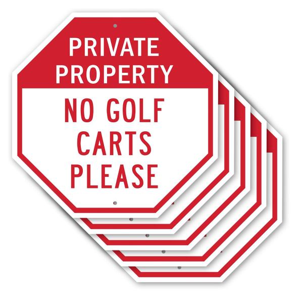 ・DURABLE ALL-WEATHER DESIGN: Our (5 Pack) 10 inch X 10 inch commercial-grade signs are made with UV-protected rust and c...