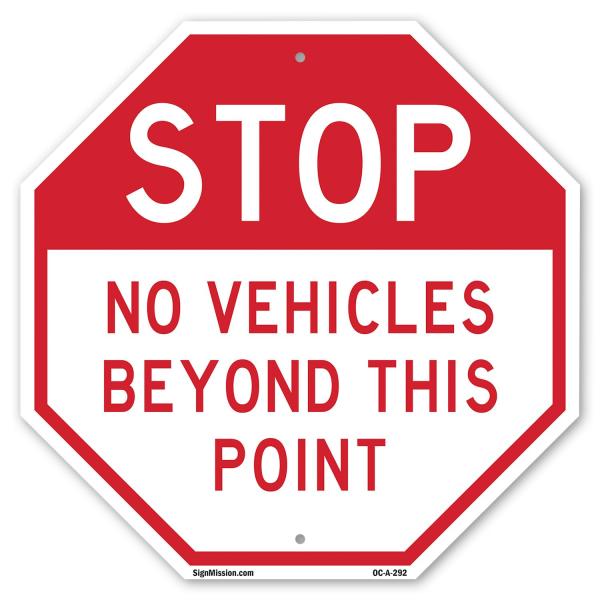 ・DURABLE ALL-WEATHER DESIGN: Our 10 inch X 10 inch commercial-grade signs are made with UV-protected rust and corrosion-...