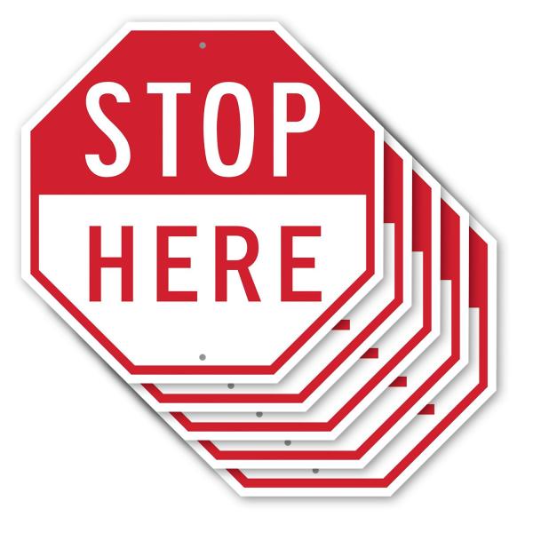 ・DURABLE ALL-WEATHER DESIGN: Our (5 Pack) 10 inch X 10 inch commercial-grade signs are made with UV-protected rust and c...