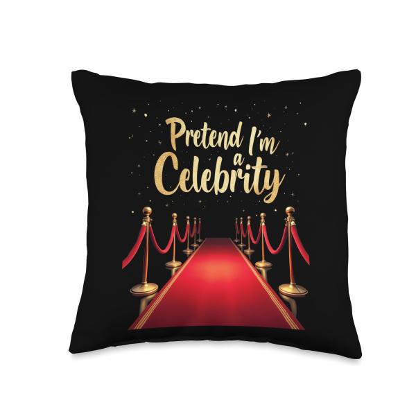 ・Celebrity pretend play design. Pretend I'm A Celebrity Red Carpet. Eye-catching red carpet imagery for an authentic cel...