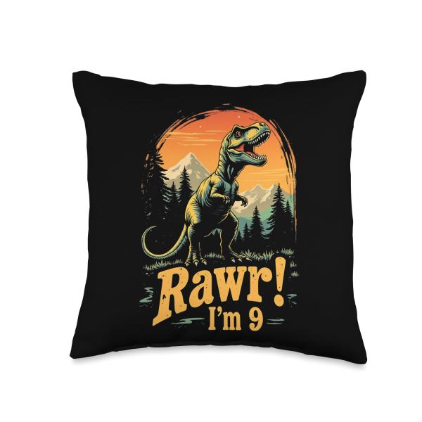 ・Rawr! I'm 9 Dinosaur Birthday. Ideal for 9-year-old dinosaur enthusiasts・Dinosaur Birthday. Children Celebrating Their ...
