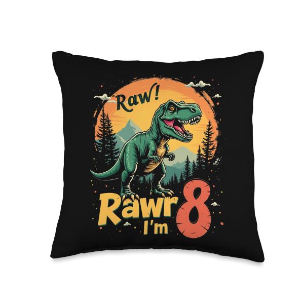 ・Rawr! I'm 8 Dinosaur Birthday. Perfect for young dinosaur enthusiasts excited to show off their age.・Dinosaur Birthday....