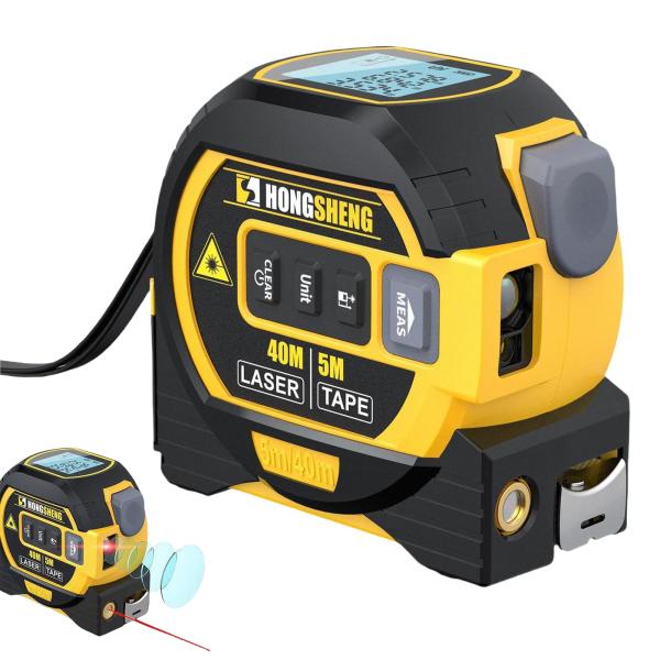 ・【With Data Storage】This tools tape measure has various kinds of measurement functions including single/continuous measu...