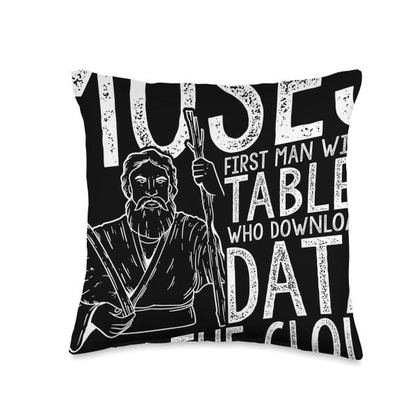 ・Moses FIRST MAN WITH A TABLET WHO DOWNLOADED DATA FROM THE CLOUD Passover Moses Humor. Celebrate Passover with a twist ...