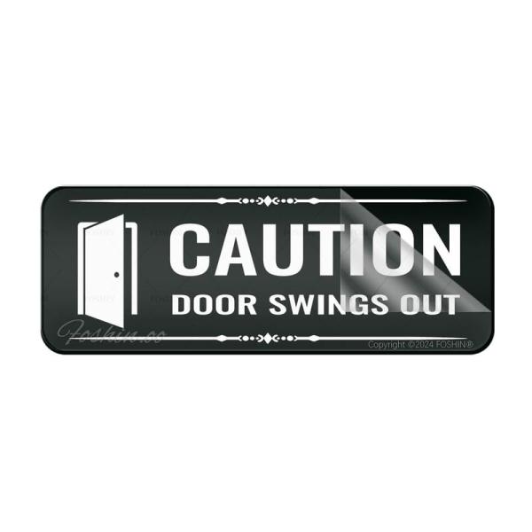・【Perfect Size】: We have carefully designed this door sign, considering every aspect. 10x3 Inch this unique size gives t...