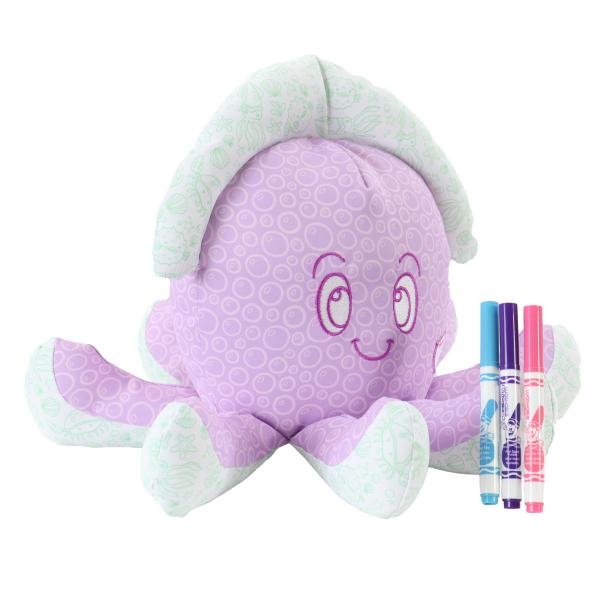 ・COLOR AND WASH CLEAN: It's not just an Octopus plushie, it's also a creative canvas - color and draw, then wash it clea...