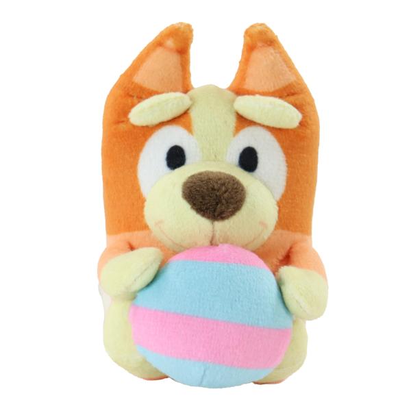 ・ELECTRONIC SOUND: Just hold our Palm Plush in your hand and Bingo plays the Bluey theme song! Uses two LR41 button cell...