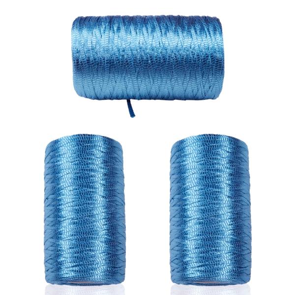 ・Flat Yarn Packaging: Our standard package comes with 3 flat yarn braid, weighing in at 345g (0.76lb), and flat yarn com...