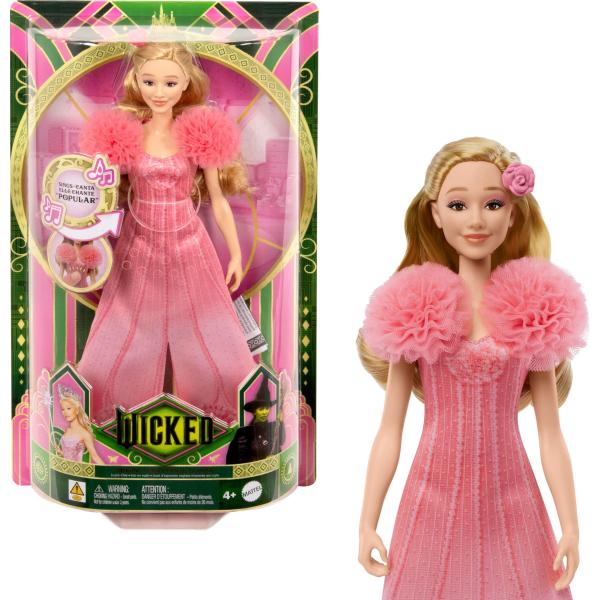 ・Inspired by Universal Pictures' Wicked, the singing Glinda fashion doll brings the music to life!・Sing "Popular" along ...