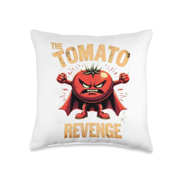 ・The Tomato Revenge - Adult humor, vintage, funny, vegan, retro design. Embrace your love for vegetarian food with this ...