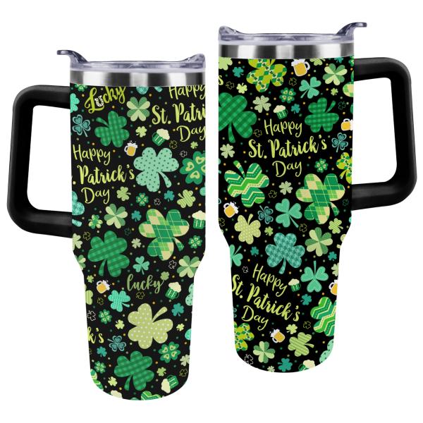 ・Personalized Design: Our st. patricks day tumbler is inspired by the shamrock and uses advanced printing technology to ...