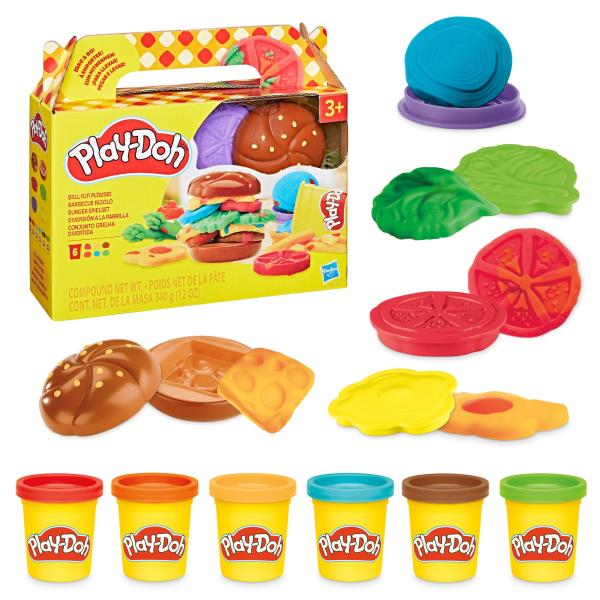 ・IT'S PRETEND BURGER TIME: Grab this fun hamburger toy that inspires imaginative play and fun arts and crafts activities...