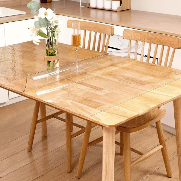 ・Simple Design: Clear Desk Mat is comfortable to touch, not easy to yellow, and protects your forearms and elbows from b...