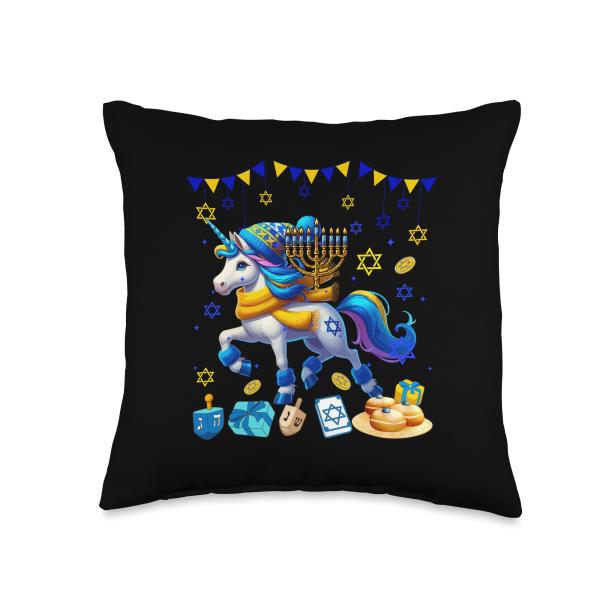 ・This Unicorn Carying Menorah Hanukkah Jewish Matching Family Kids costume is for dad, mom, grandma, grandpa, uncle, aun...