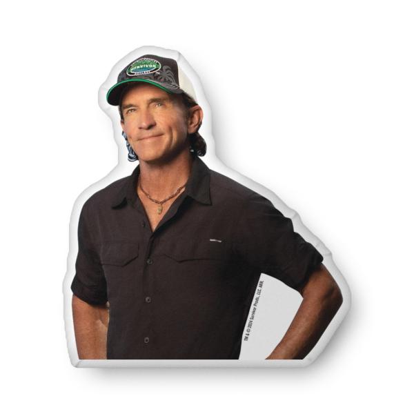 ・SURVIVOR PILLOW: Officially licensed CBS Survivor Jeff Probst pillow to embody the essence of the hit show and display ...