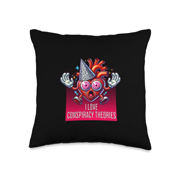 ・Dive deep into the world of conspiracy theories with this playful heart wearing a tin foil hat. Perfect for those who e...