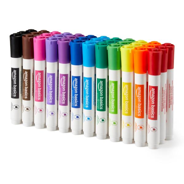 ・CHISEL TIP: Chisel tip whiteboard markers create both thick and thin lines for reliable, versatile writing and drawing・...